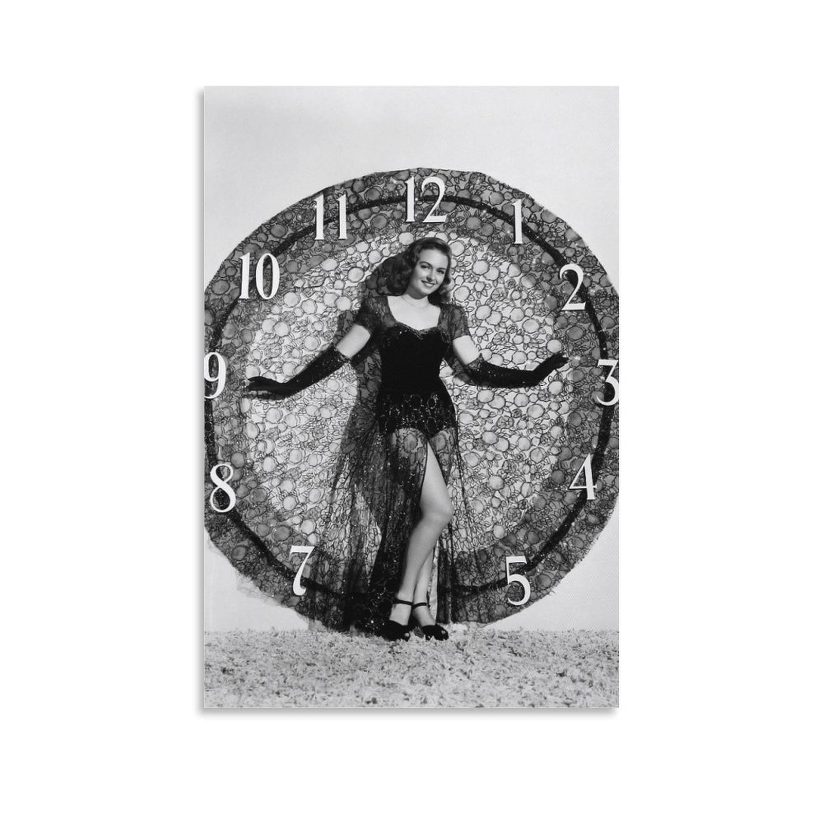 American Film Actresses Donna Reed Retro Poster Artworks Picture Print ...