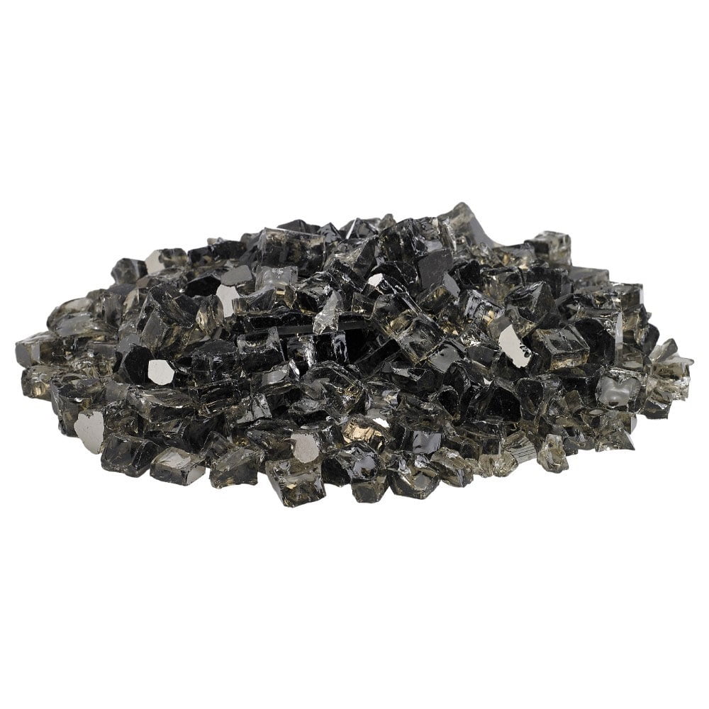 American Fire Glass 10 Pound Jar 1/4 Inch Thick Reflective Fire Glass ...