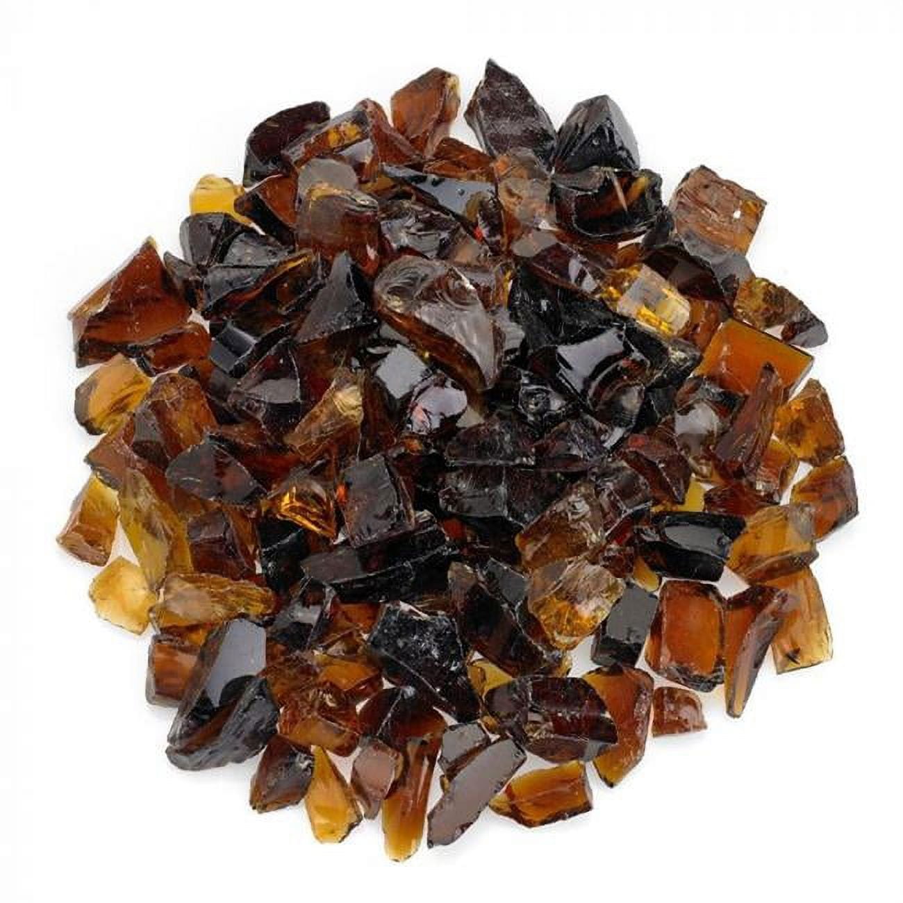 American Fire Glass CG-AUBURN-M-10-J Auburn Recycled Fire Pit Glass ...
