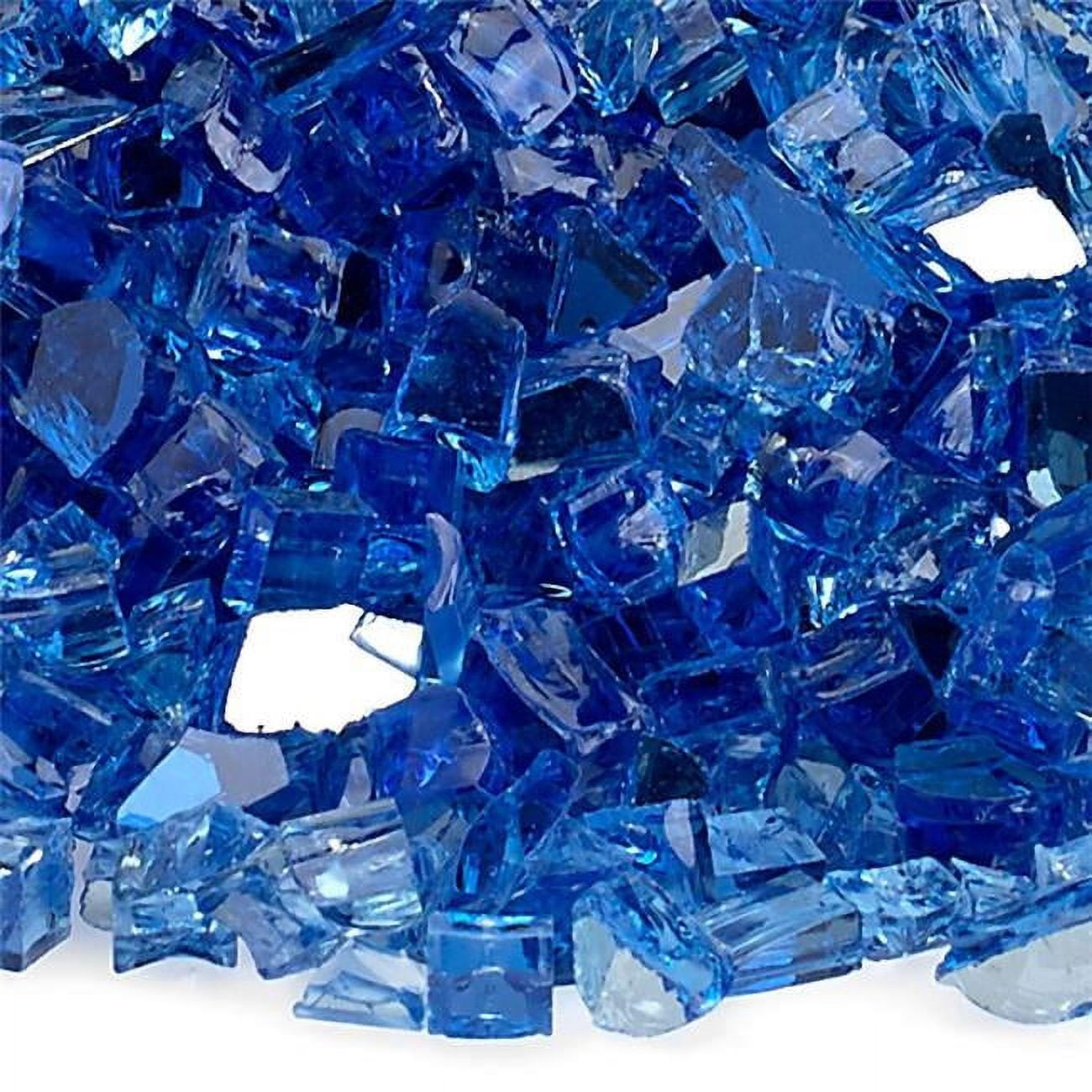 Fireplace Glass American Fire 1/4" Cobalt Reflective 10 lb Single Bag ...