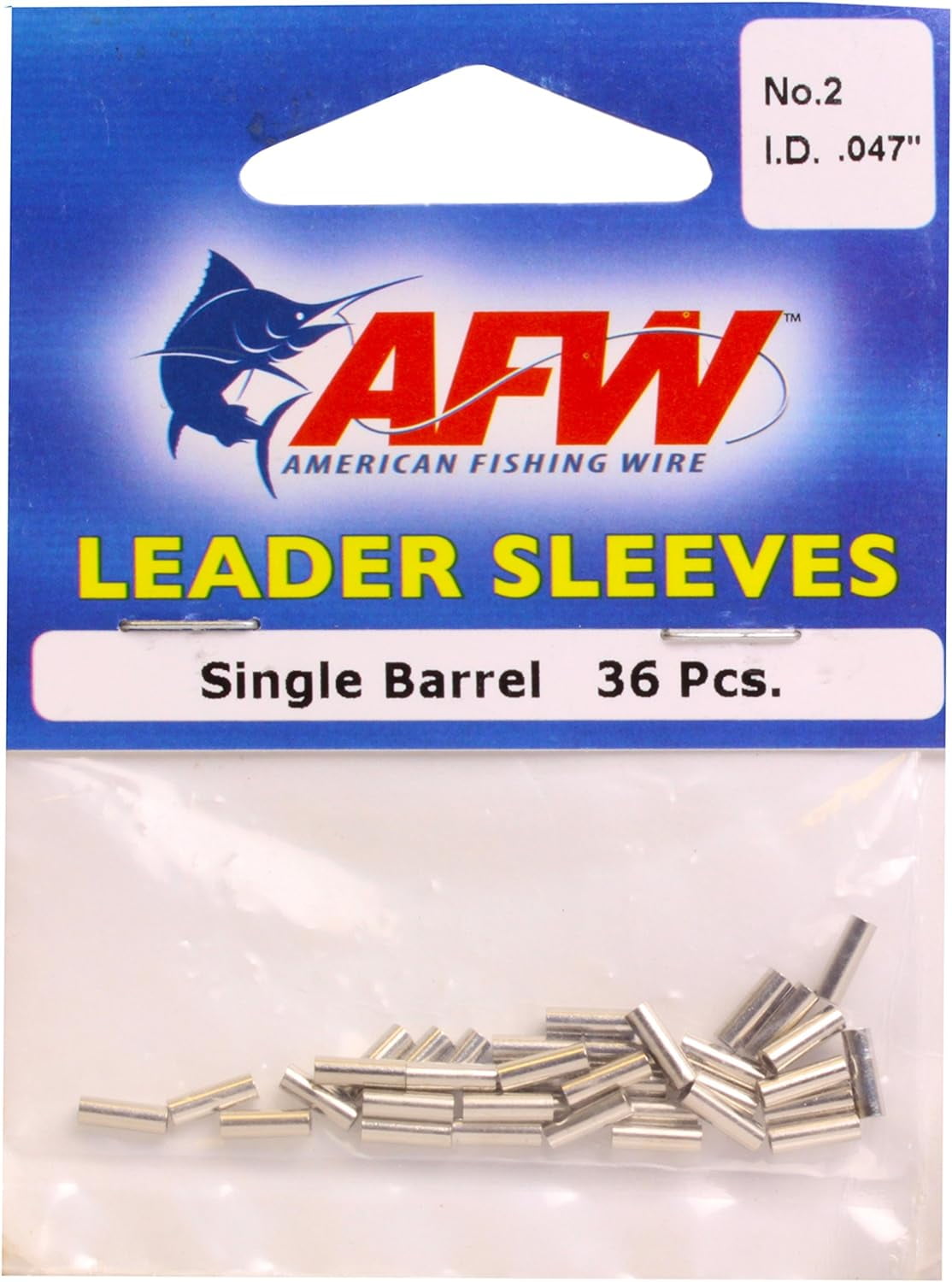 American Fishing Wire Double Barrel Crimp Sleeves – Copper, Black Burr ...