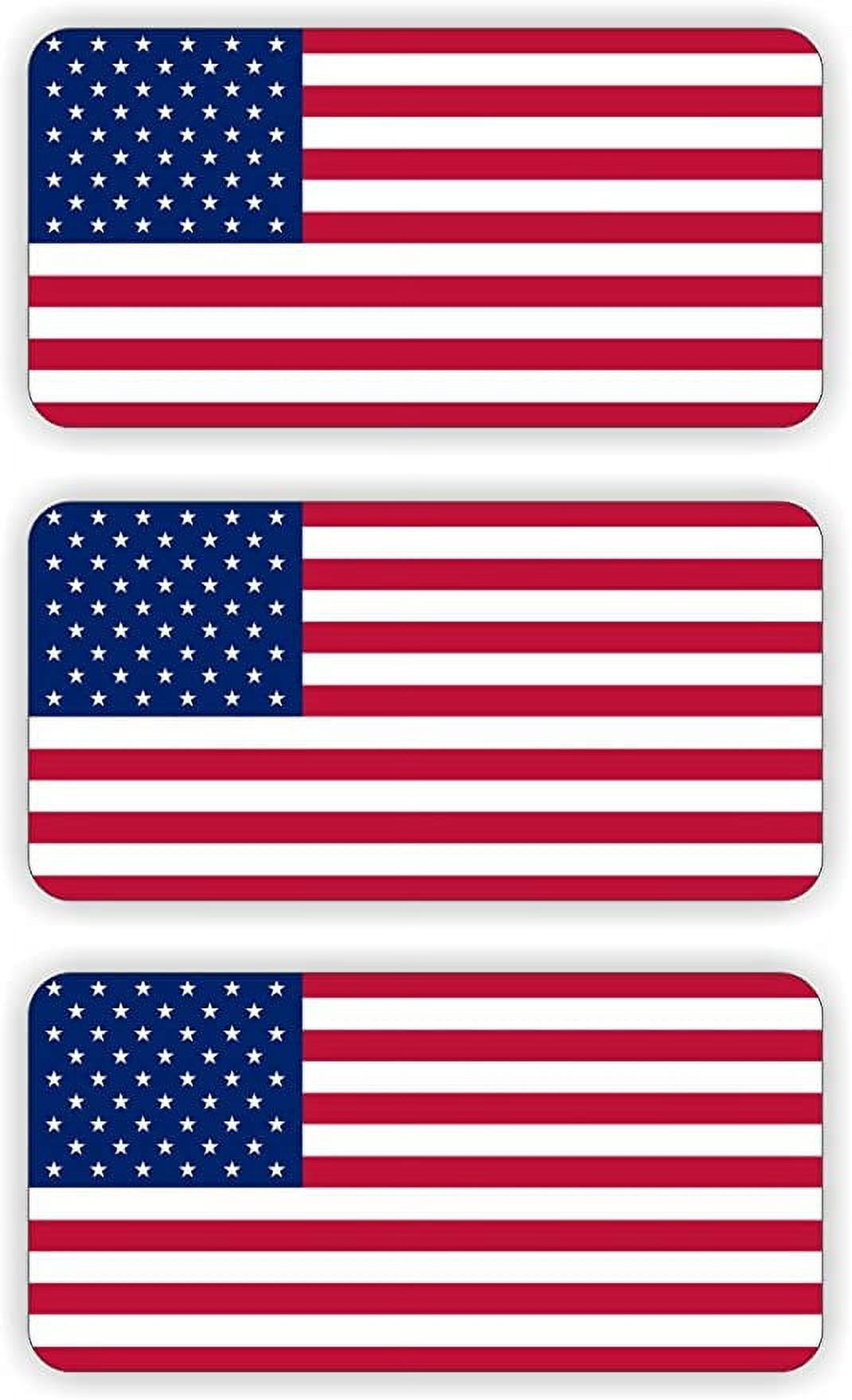 American Flag 1×2 Hard Hat / Helmet Sticker Decal Labels Patriotic USA ...