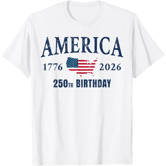 American Flag 250 Years Vintage T-Shirt - Walmart.com