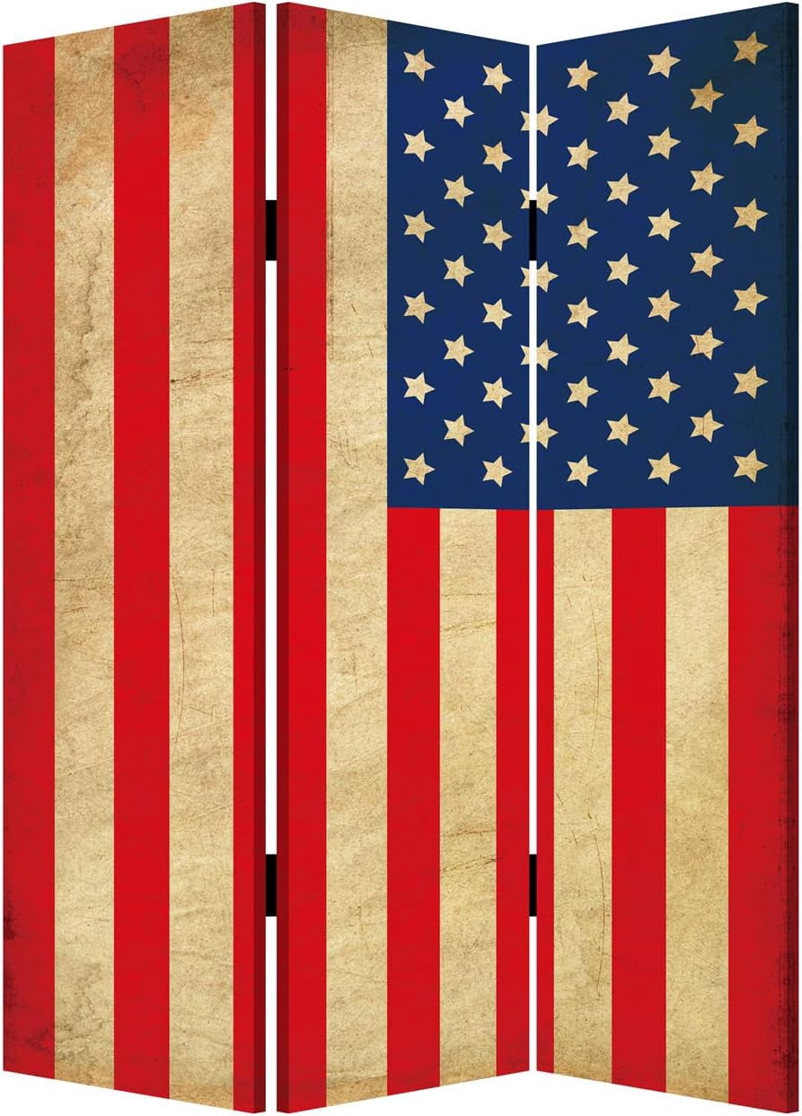 American Flag 3-panel Room Divider 6 ft. Tall - Walmart.com