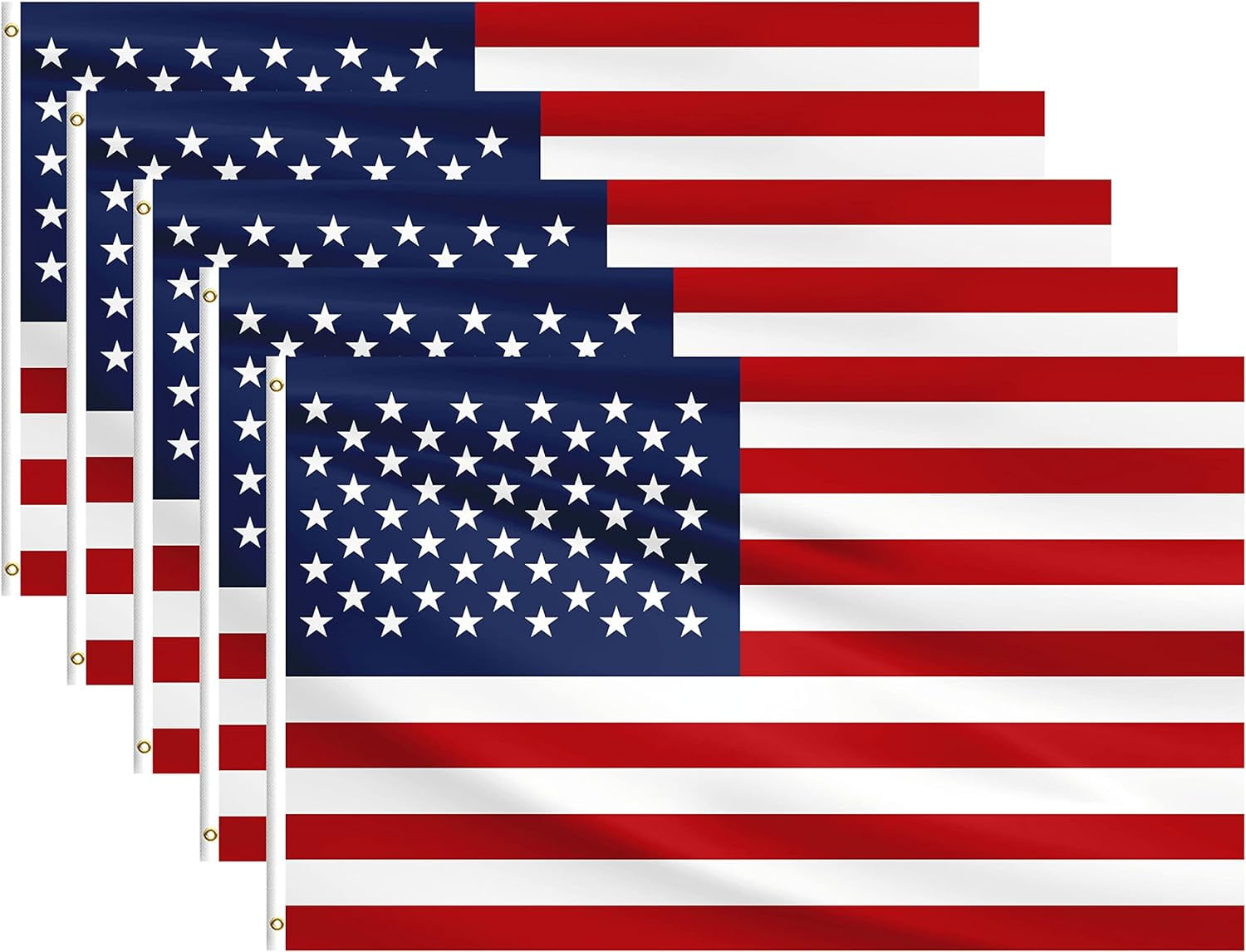 American Flag 3x5, Bright Color & Fade Proof Longest Last US Flags for ...