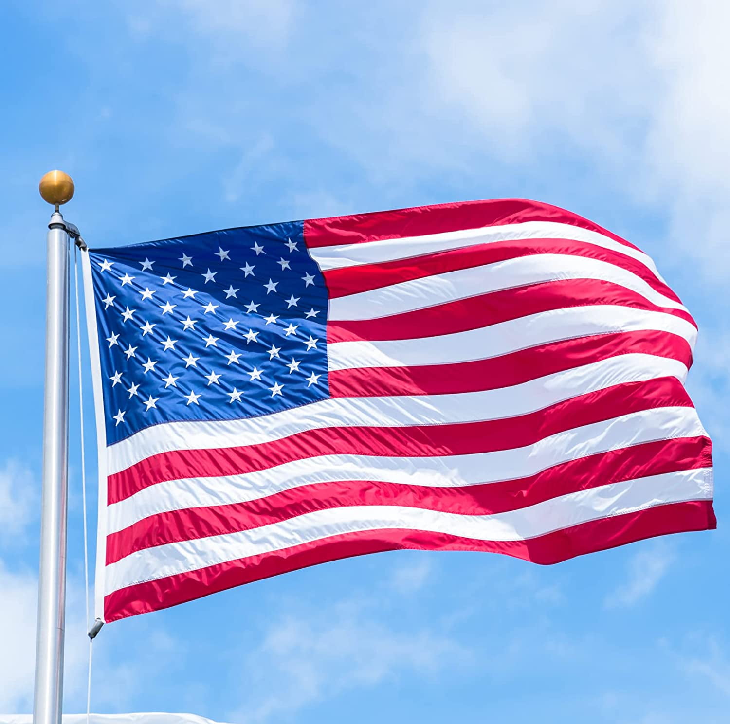 American Flag 3x5 FT - Outdoor Premium US Flags,Heavy Duty Nylon USA ...