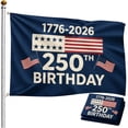 American Flag 3x5 Outdoor Heavy Duty, 250th Anniversary USA Flag 1776 ...