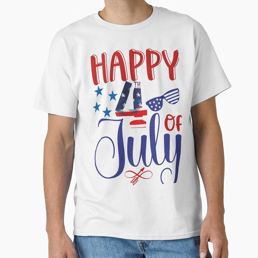 American Flag 4Th Of July Stars Stripes T-Shirt - Walmart.com