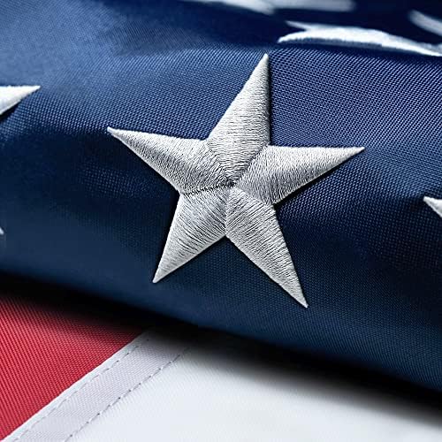 American Flag 6x10 FT Outdoor, Heavy Duty High Wind Extra Large US Flag ...