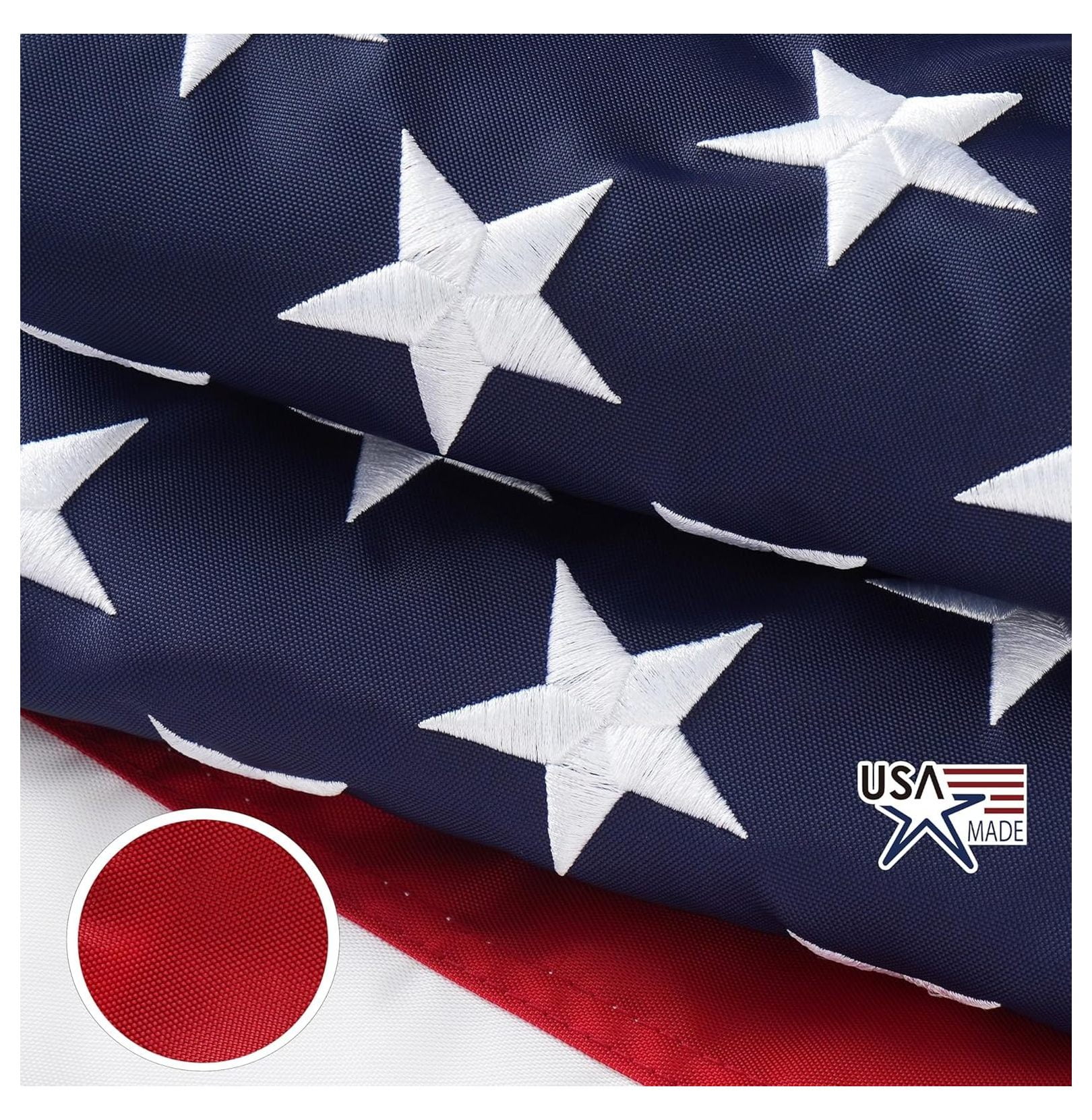 American Flag 8x12 Ft TearProof Series for Outside, Heavy Duty Tough ...