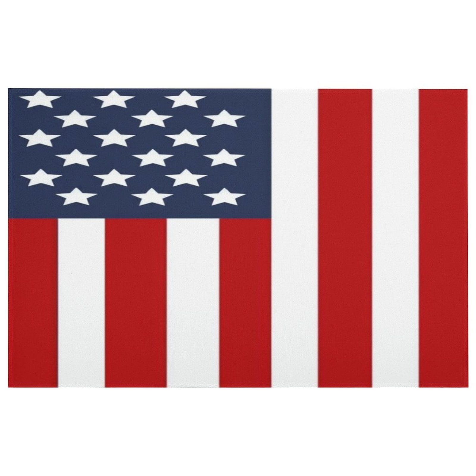 American Flag Adult Home Decor Bedroom Living Room Crystal Velvet ...