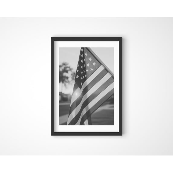American Flag Americana Fourth of July Farmhouse Summer Living Room ...