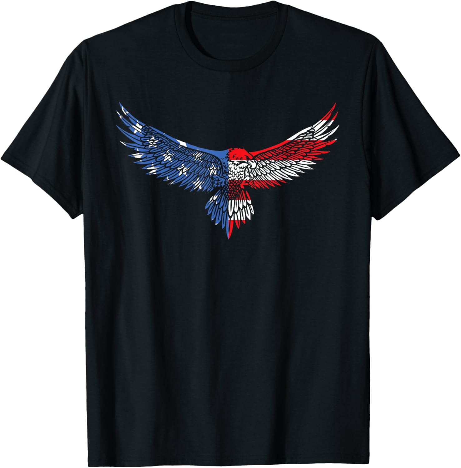 American Flag An Eagle Mullet Patriotic For Men Dad Husband T-Shirt100 ...