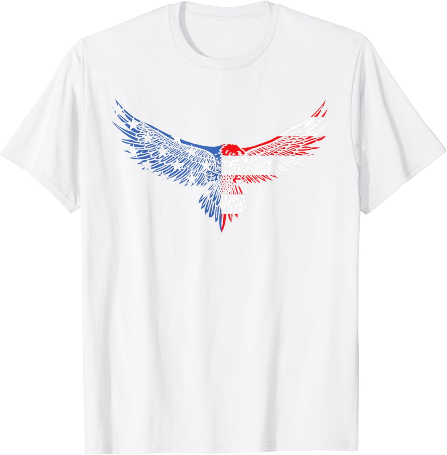 American Flag An Eagle Mullet Patriotic For Men Dad Husband T-Shirt100 ...