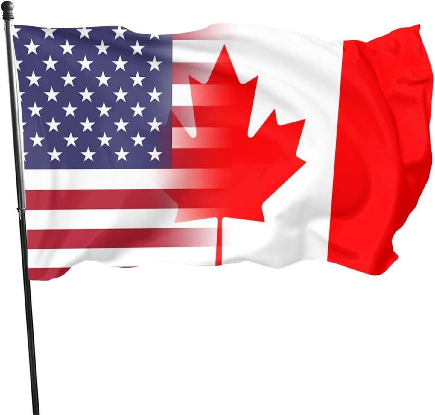 American Flag And Canadian Flag Banner Outdoor Indoor Decorative Garden ...