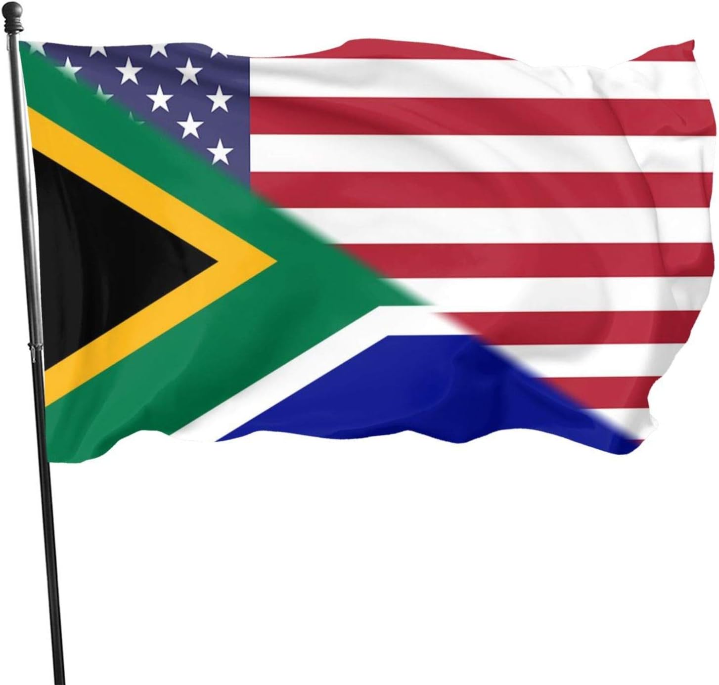 American Flag And South African Flag Banner Outdoor Indoor Decorative ...