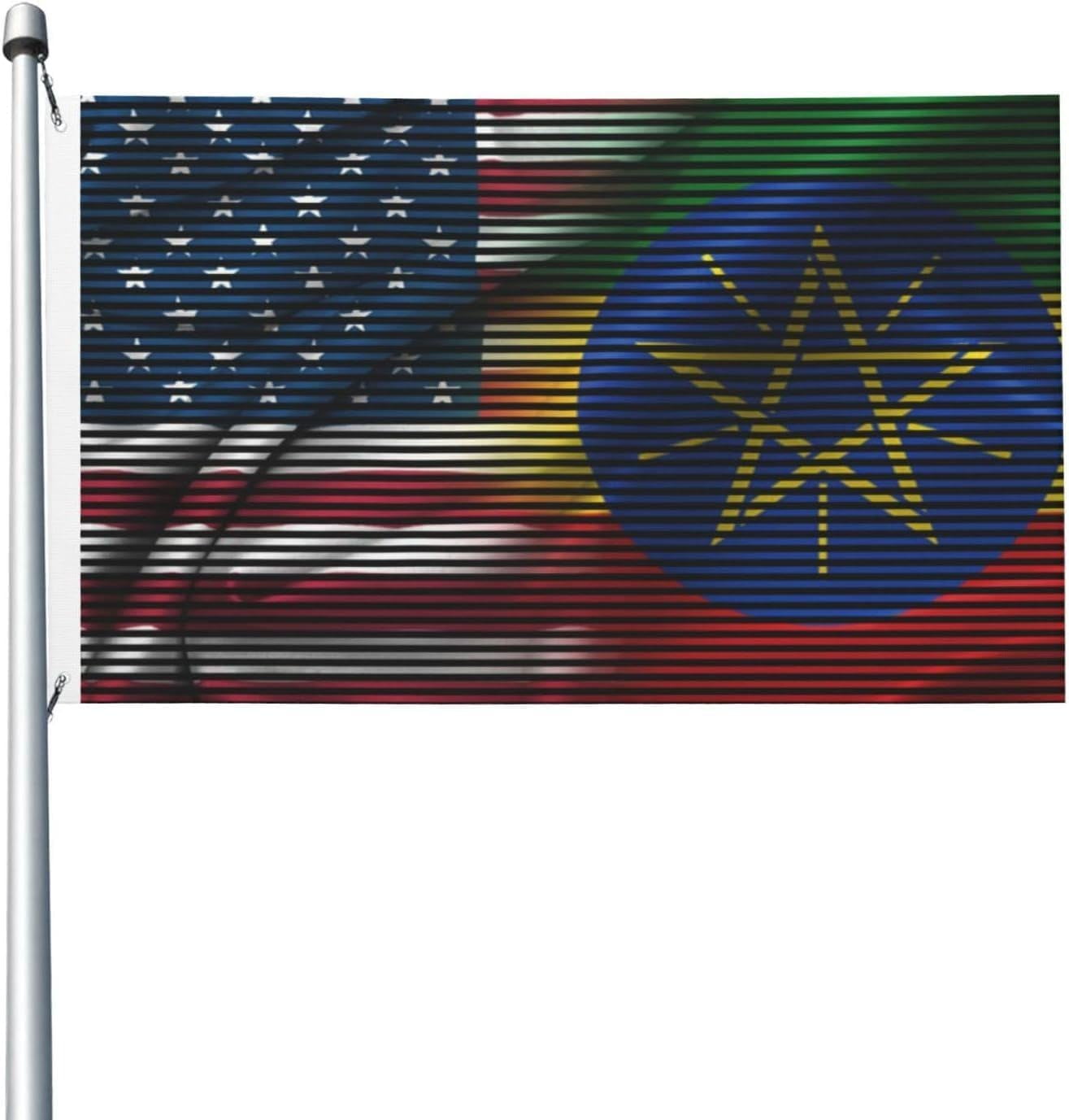 American Flag And Venezuelan Flag Outdoor Garden Flag Breeze Flag Home ...
