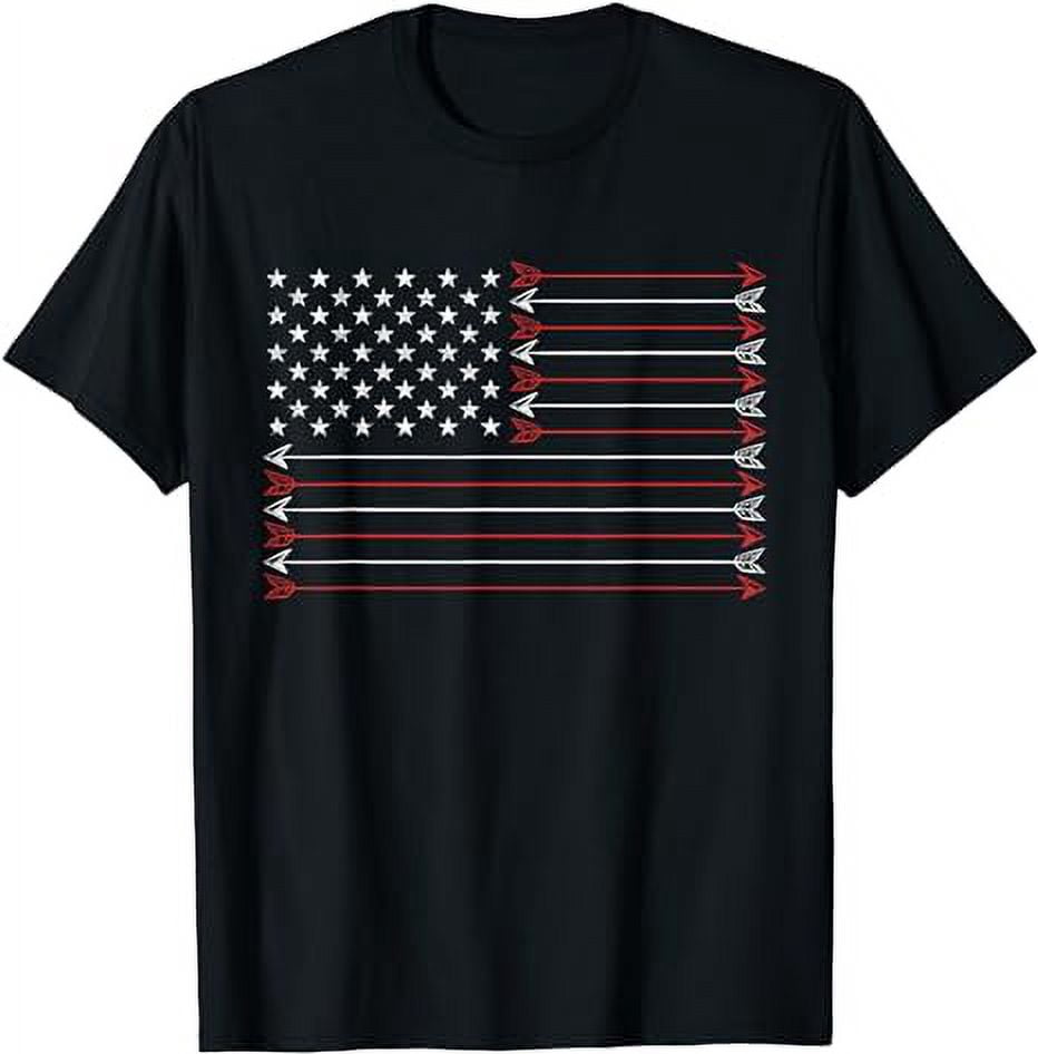 American Flag Arrows Archery Bow Hunting Archer Gift T-Shirt - Walmart.com