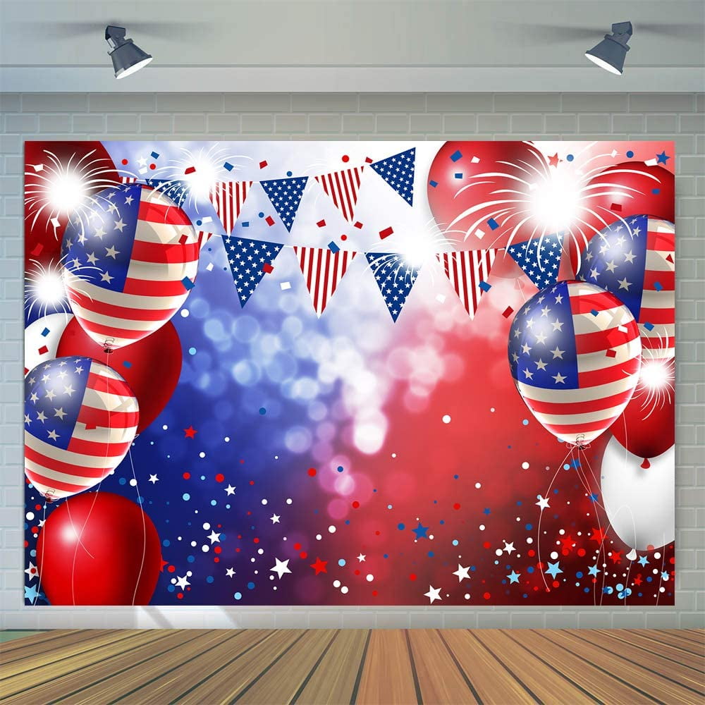 American Flag Backdrop Independence Day Background Photography 4th of ...
