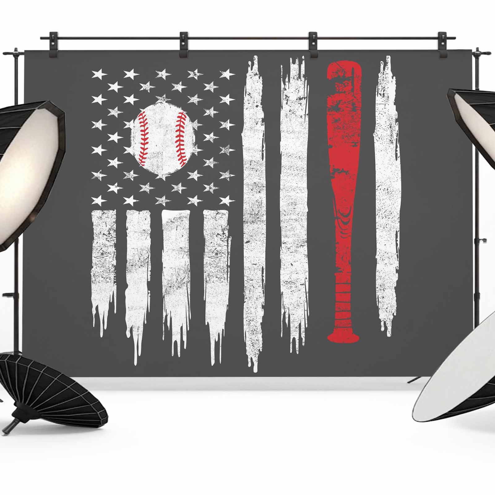 American Flag Backdrop for Photography, Fabric Photo Background ...