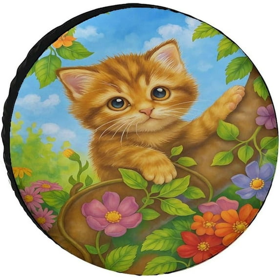 American Flag Bald Eagle Patriotic Design Spare Tire Cover Universal ...