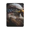 American Flag Bald Eagle USA Rectangular Refrigerator Magnet, Soft ...