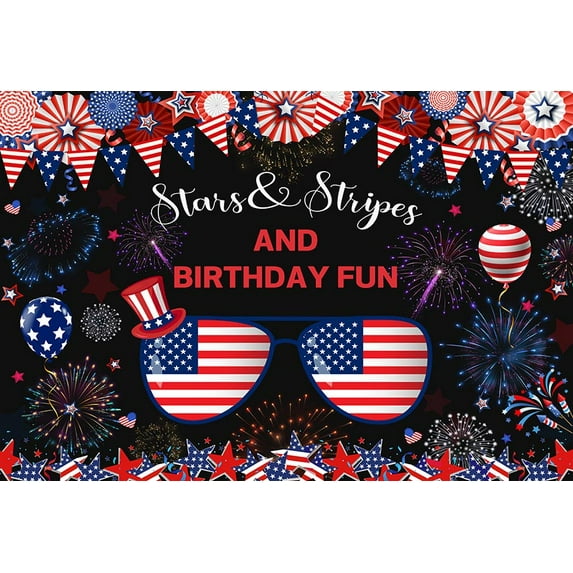 American Flag Balloon Veterans Day 4th of July Patriotic Party r Photo ...