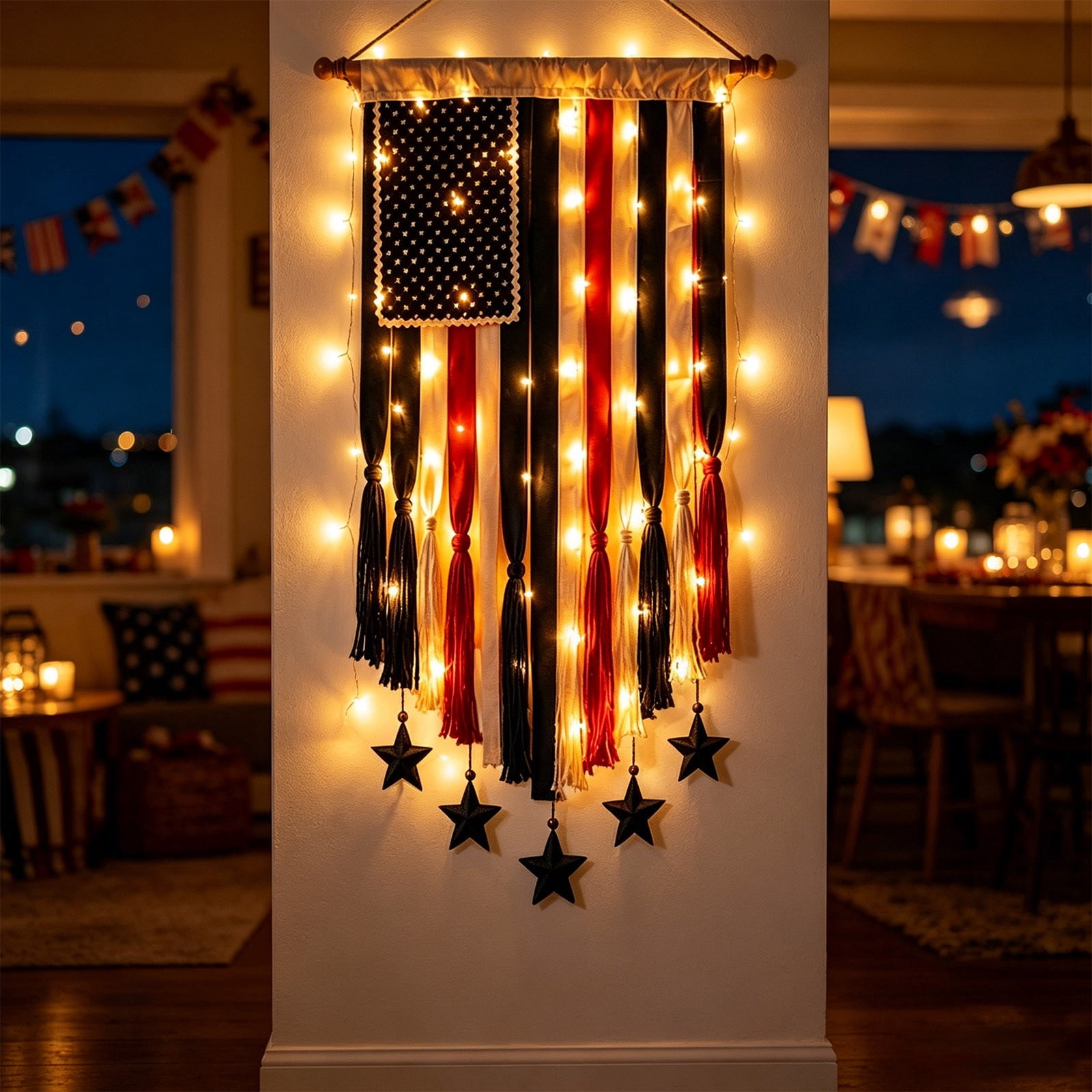 American Flag Banner, American Flag For Outside, Independence Day Flag ...