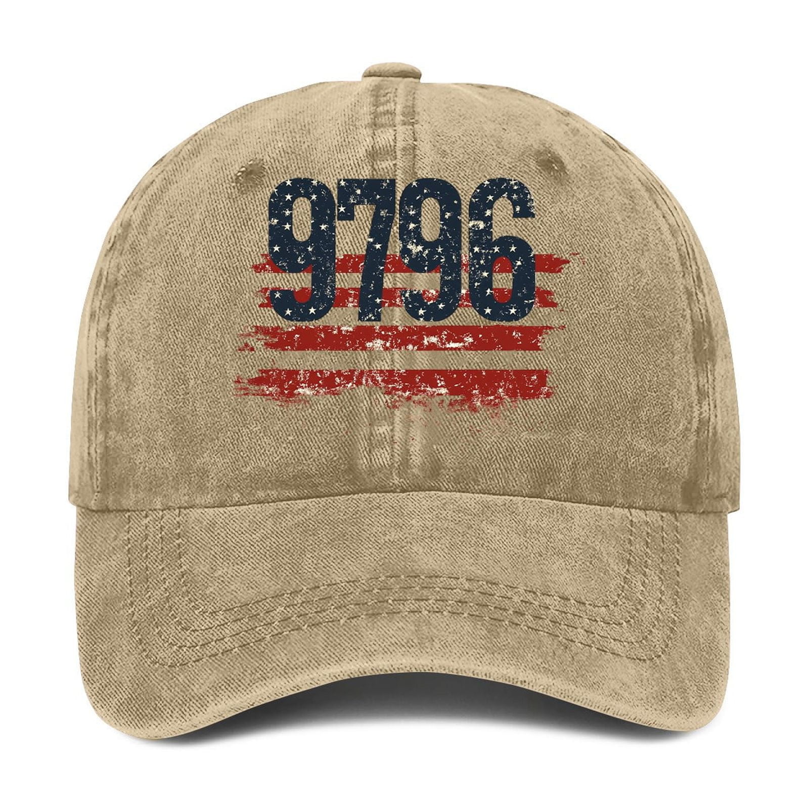 American Flag Baseball Hat Adjustable Embossed Cotton Cap, Independence ...