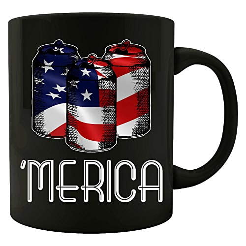 American Flag Beer Cans - United States Patriotic Theme - Alcohol Gift ...