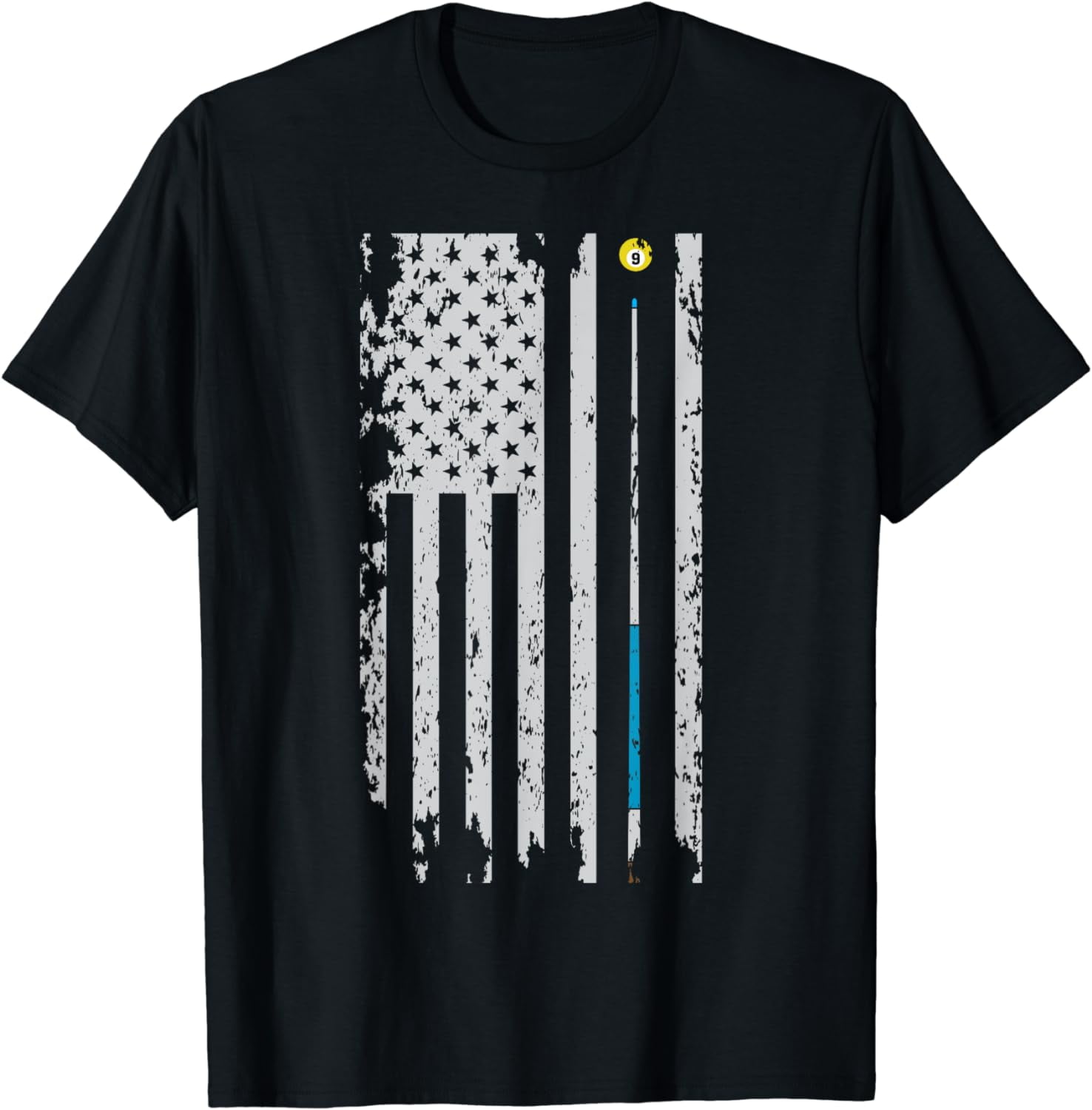 American Flag Billiard Pool Player T-shirt Men Women Gift - Walmart.com