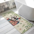 American Flag Bird House Bathroom Runner Rugs Non Slip Washable ...