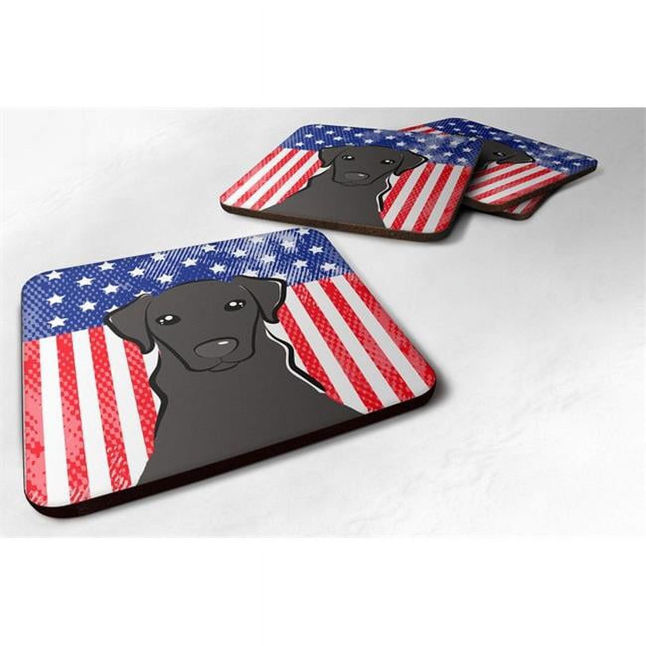 American Flag & Black Labrador Foam Coaster - Walmart.com
