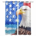 American Flag Blackout Curtains 84 Inches Long, Country Eagle ...