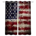 American Flag Blackout Curtains for Bedroom/Living Room, Thermal ...