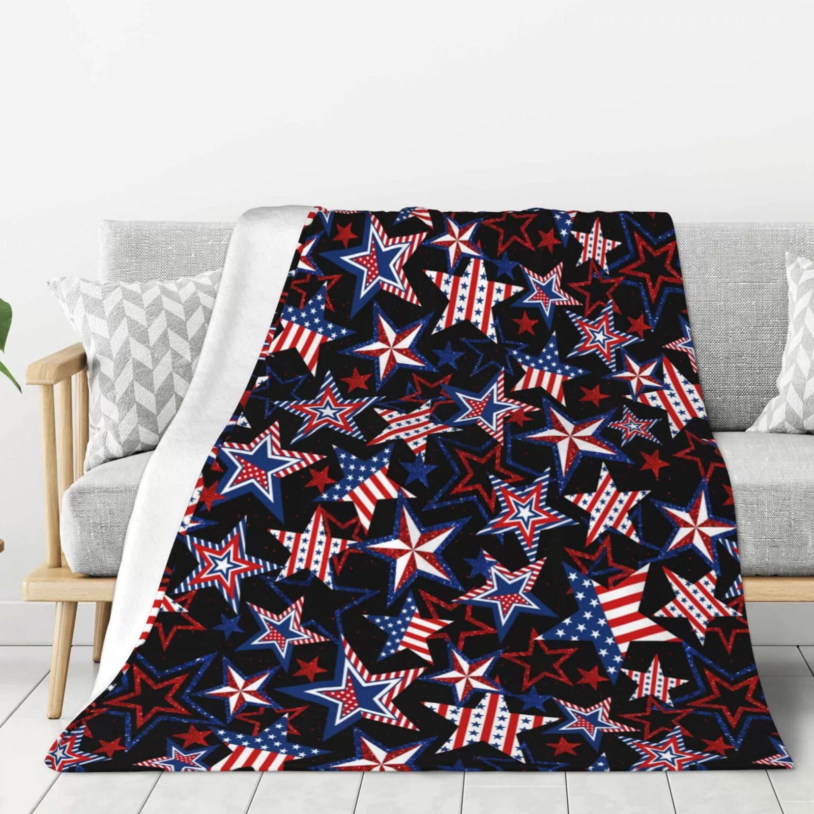 American Flag Blanket Gifts for Men Husband Boys Dad Women 4th of July ...