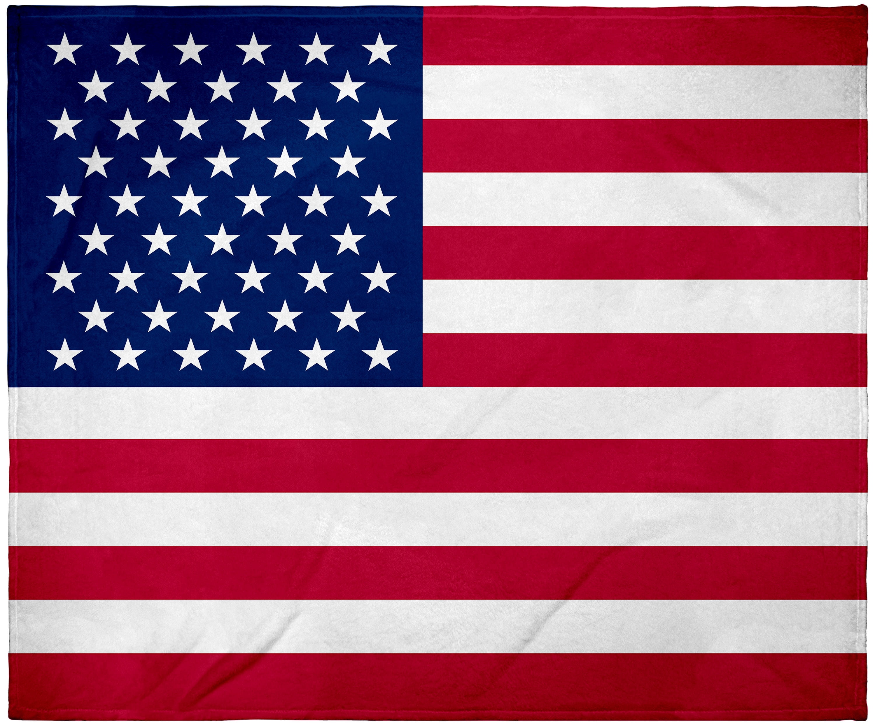 American Flag Blanket Stars and Stripes USA Soft Plush Fleece Throw 50 ...