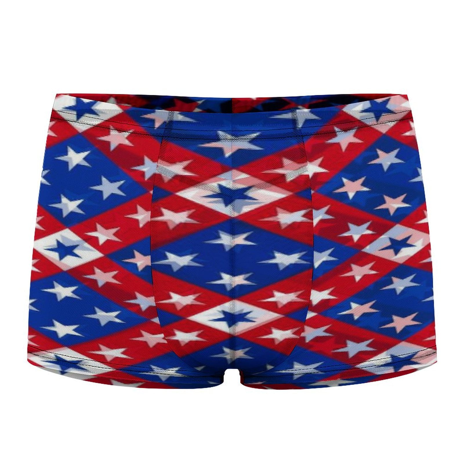 American Flag Blue Red White Men's Mesh Boxer Briefs Cooling Breathable ...