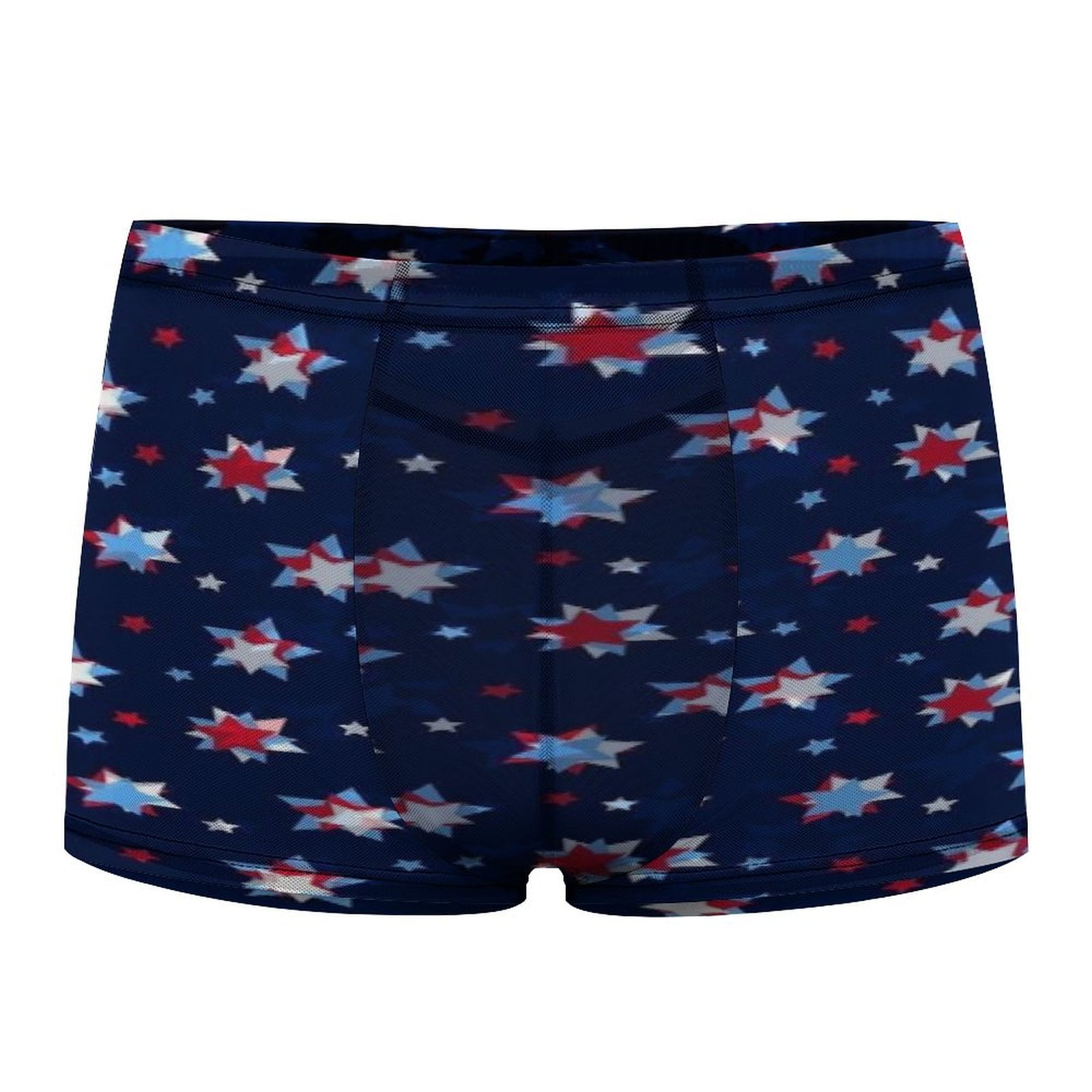 American Flag Blue Red White Men's Mesh Boxer Briefs Cooling Breathable ...