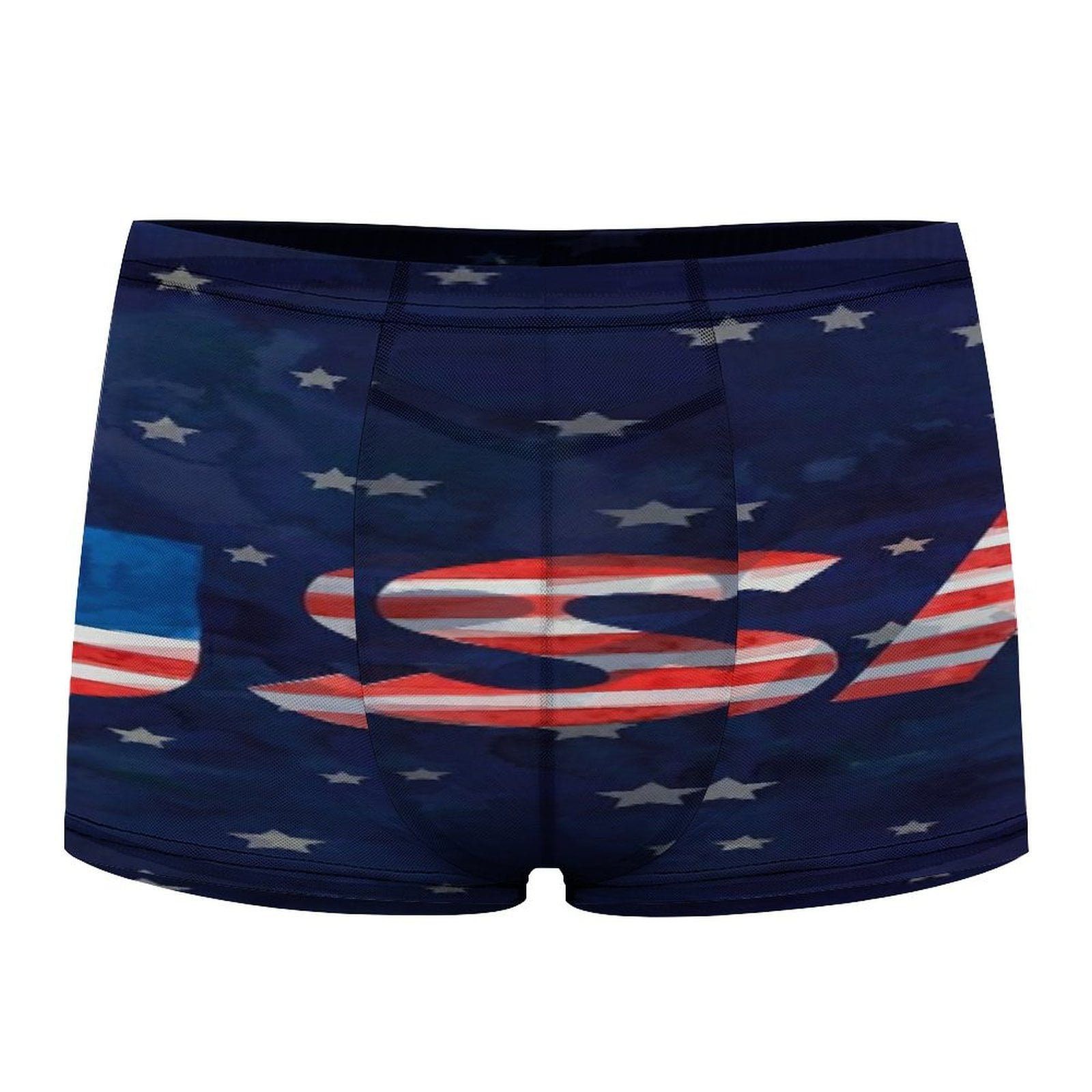 American Flag Blue Red White Men's Mesh Boxer Briefs Cooling Breathable ...