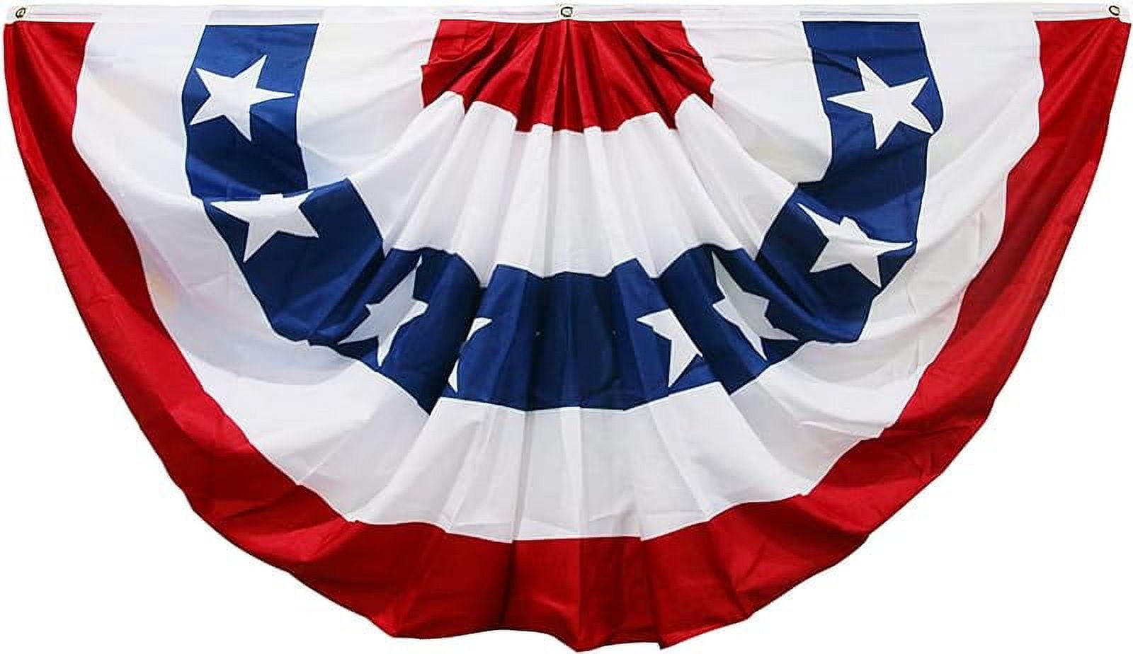 American Flag Bunting for Outside,4th of July Flags Outdoor, USA ...