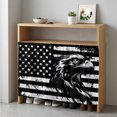 American Flag Cabinet Curtain 35"Wx35"L, Dustproof Under Sink Skirt ...