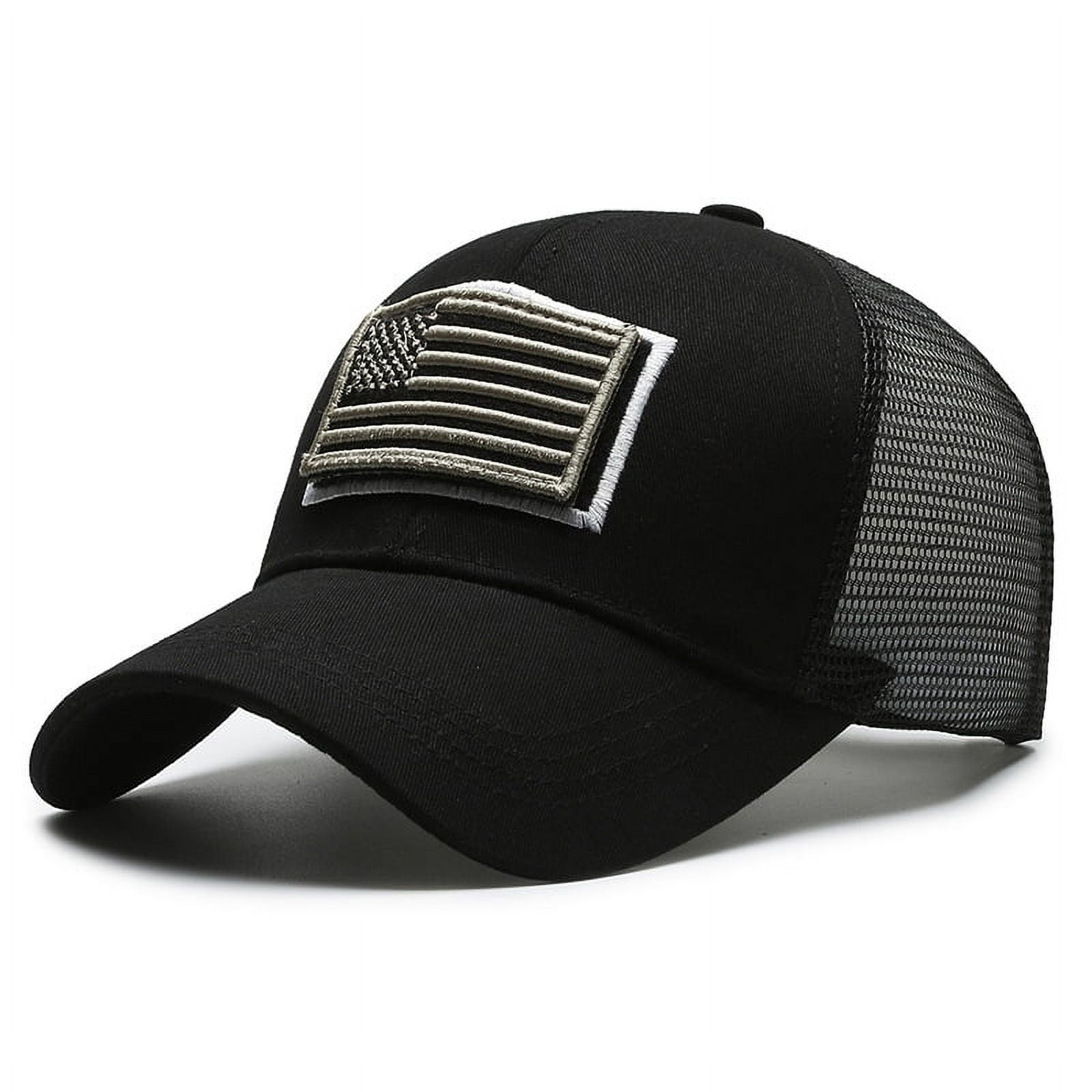 American Flag Camouflage Cap American Flag Velcro Tactical Cap ...