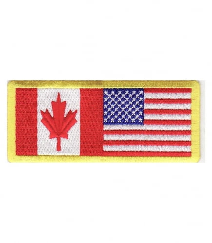 American Flag Canadian Flag Patch, Canada Patches. - Walmart.com