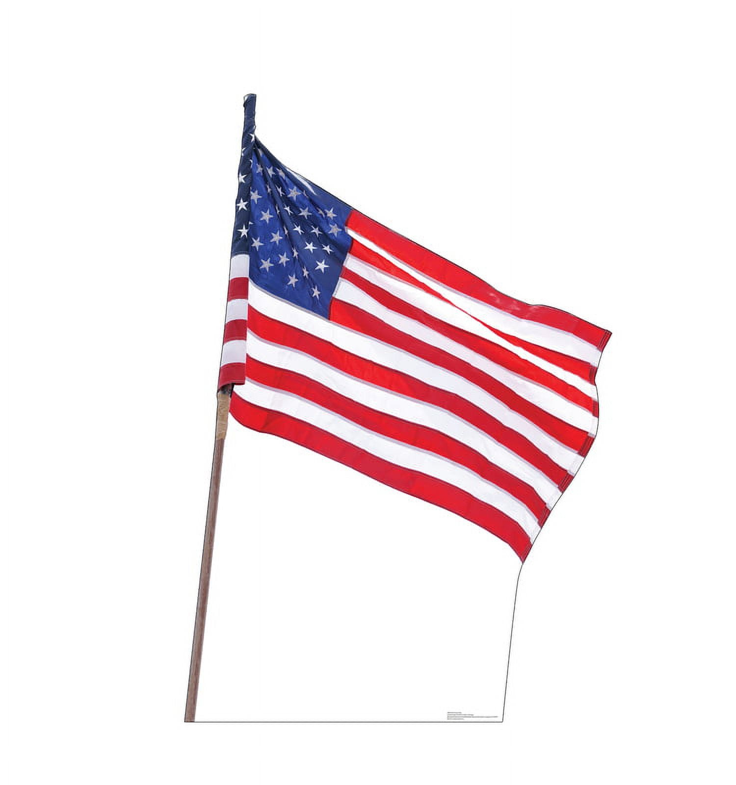 American Flag Cardboard Cutout - Walmart.com