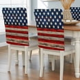 American Flag Chair Back Covers, Vintage USA Flag Wooden Removable ...
