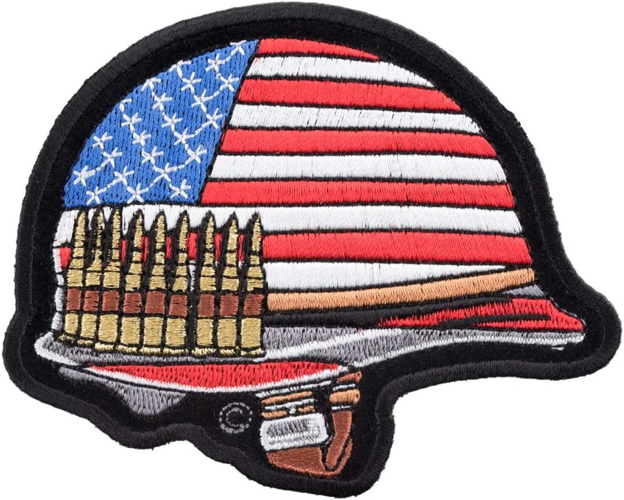 American Flag Combat Helmet Patch, Support Our Troops Patches - Walmart.com