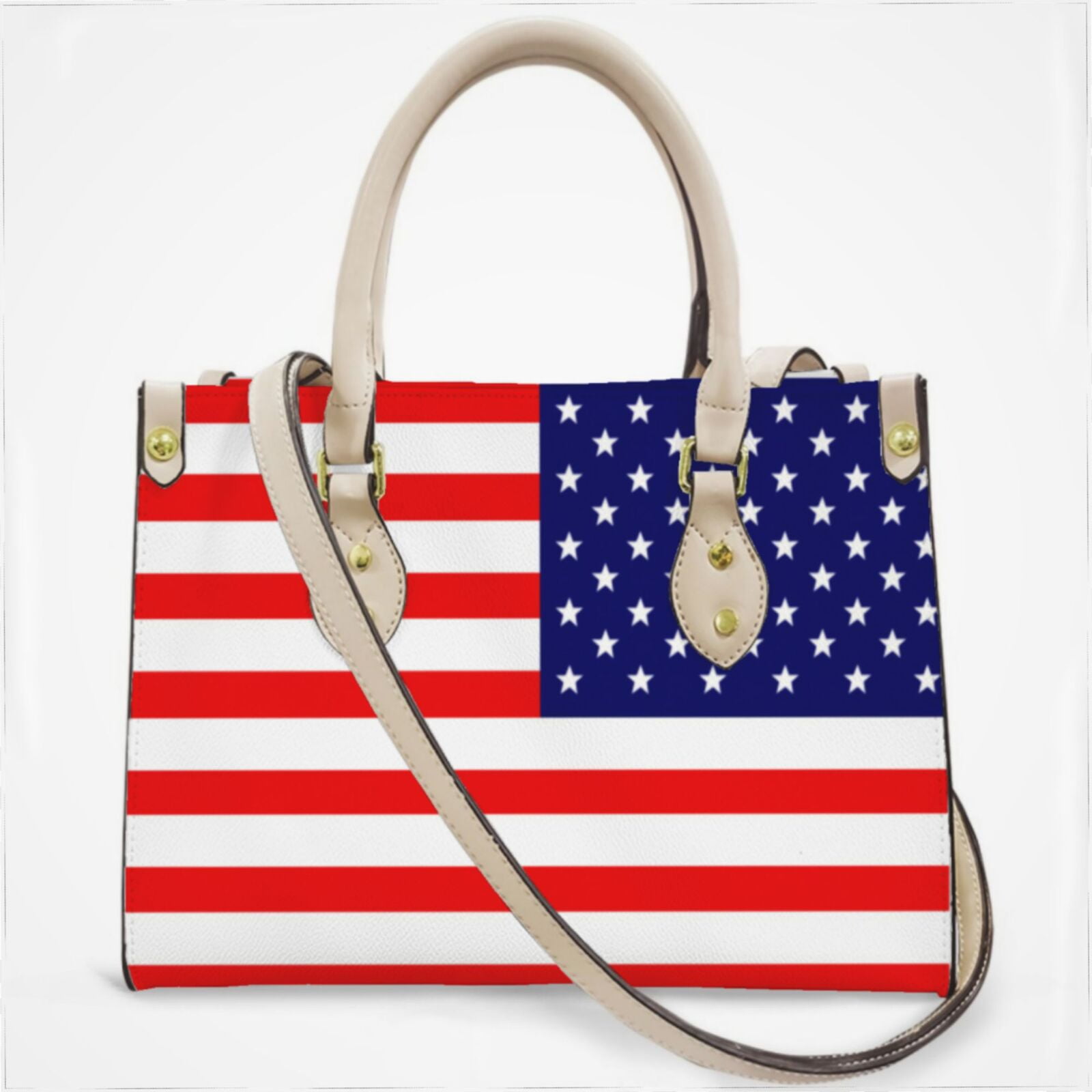 American Flag Cross Body Bags For Women Small Leather Female Handbags ...