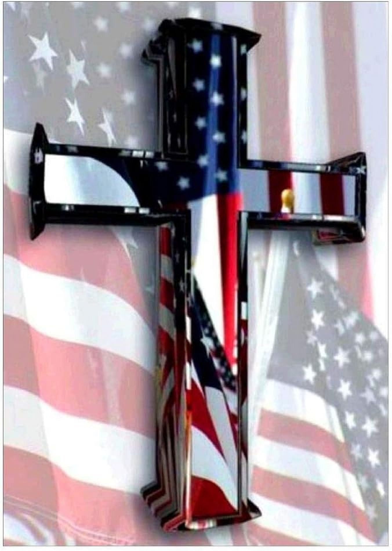 American Flag Cross Diamond Painting Kit(frameless) - Walmart.com