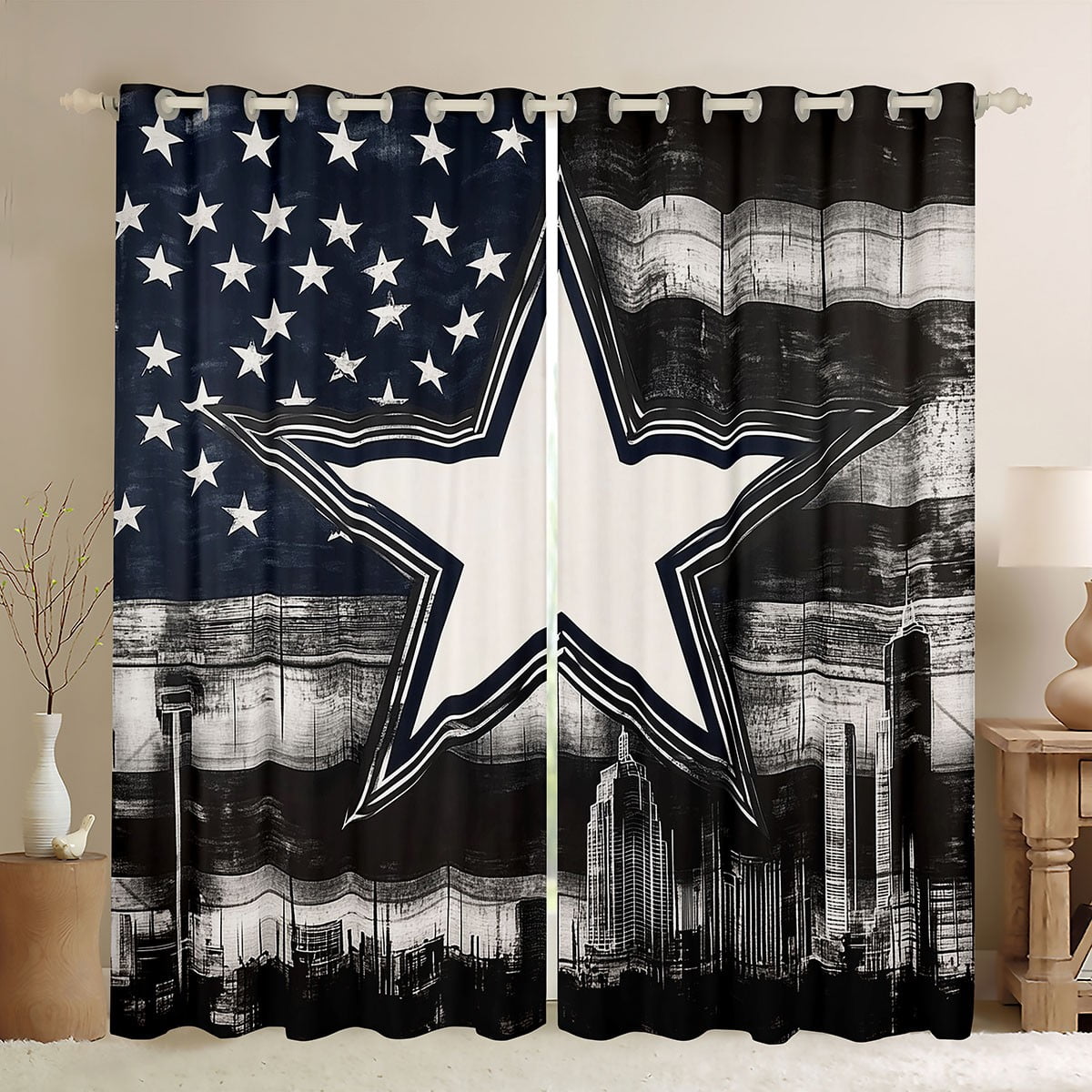 2 Panels,42"X63" Golf Curtains,Golf Ball Print Window Curtains Drapes ...